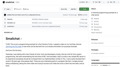 资讯评论 redis 创始人用 c 语言编写最小聊天服务器：smallchat oschina 中文开源技术交流社区