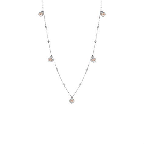 Insignia Sterling Silver Drop Necklace Clogau