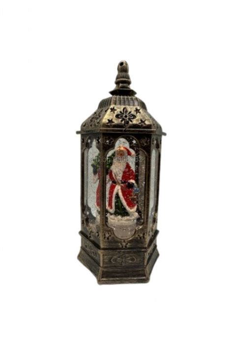 Коледен фенер с Дядо Коледа Аксесоари София Материал Пластмаса и стъкло Захранване