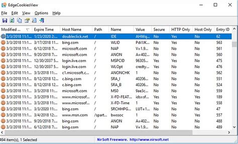 Download EdgeCookiesView MajorGeeks