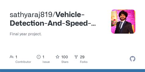 Github Sathyaraj Vehicle Detection And Speed Tracking Final Year Project