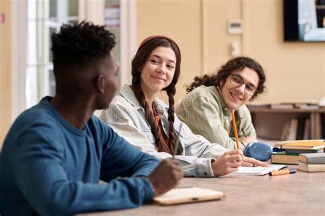 Group Study Or College Class Stock Image Image Of Seminar Desk