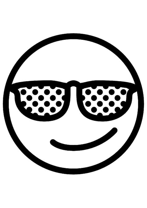 Раскраски Грустный смайлик Интересные раскраски Недовольный смайлик
