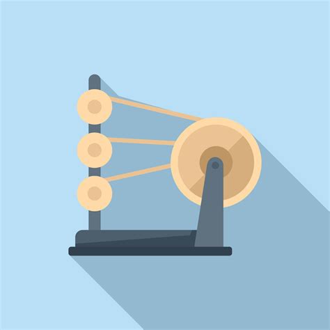 Cotton Thread Production Icon Flat Vector Textile Machine 20248162 Vector Art At Vecteezy