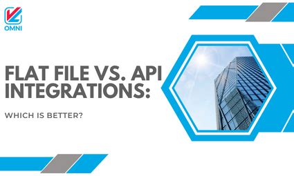 Flat File Vs API Integrations Which Is Better VL OMNI
