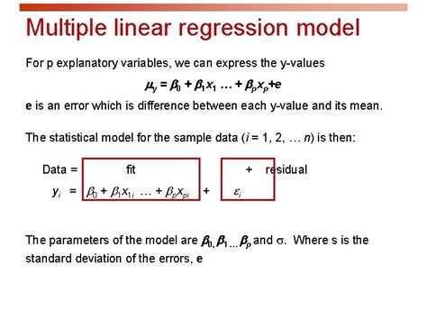 Multiple Regression Inference For Multiple Regression A Case