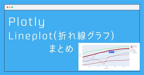 Plotly Lineplot折れ線グラフ まとめ Aiリサーチコレクション