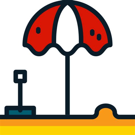Umbrella Generic Outline Color Icon