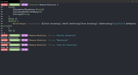 Removendo Acentos De Palavras Usando Powershell Guido Oliveira