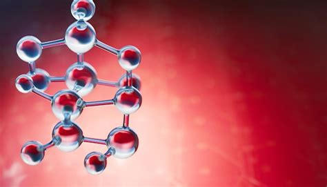 Premium Photo Science Background With Molecula And Atom Model Abstract Nano Molecular Structure