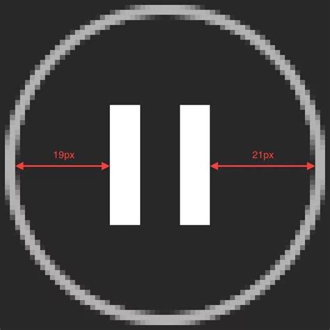 Spotify Asymmetrical Pause Button Rcrappydesign