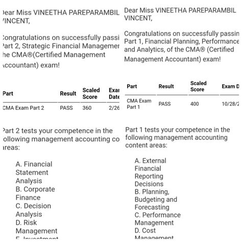 Vineetha Pv On Linkedin Ima Cmausa Cmaexam