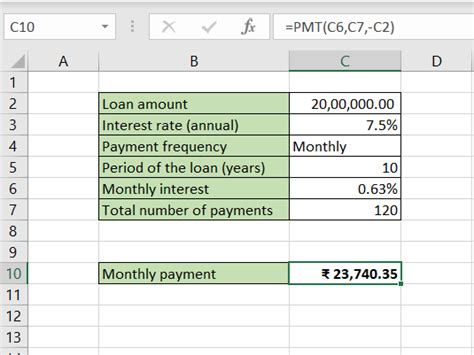 How To Calculate Monthly Payment On A Loan In Excel Spreadcheaters