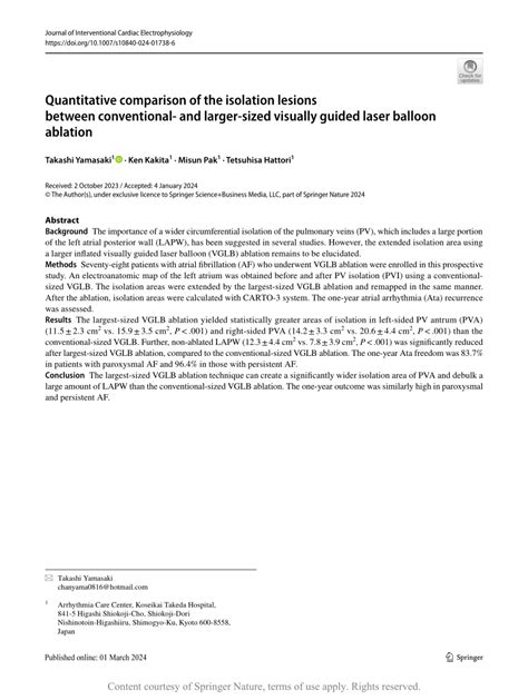 Quantitative Comparison Of The Isolation Lesions Between Conventional And Larger Sized Visually