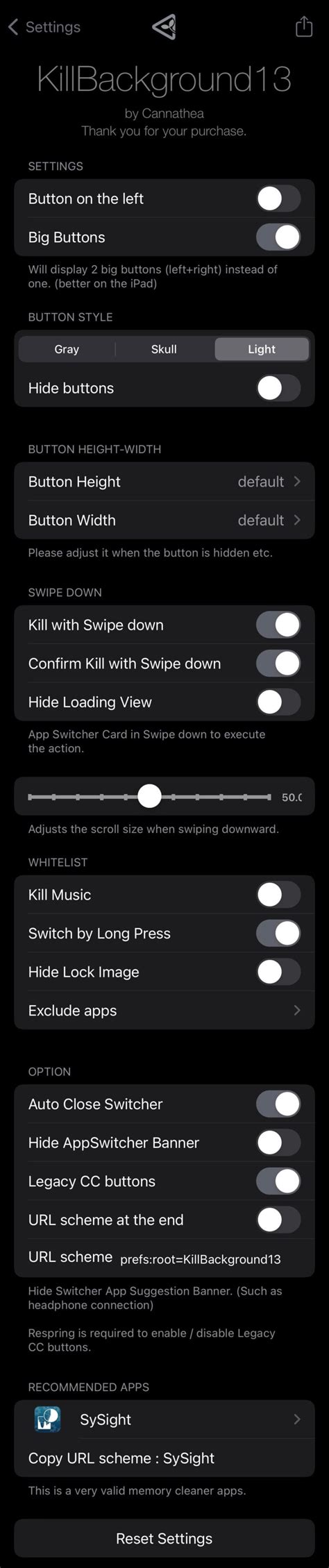 Popular Killbackground13 Tweak For Force Closing All App Switcher Apps