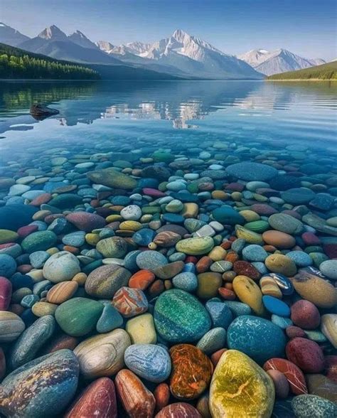 Glacier National Park Montana Beautyfull Lake Mcdonald Is Located In
