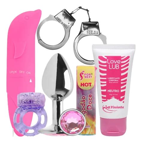 Kit Sex Shop Casal Vibrador Plug Anal Gel Lubrificante Mercadolivre
