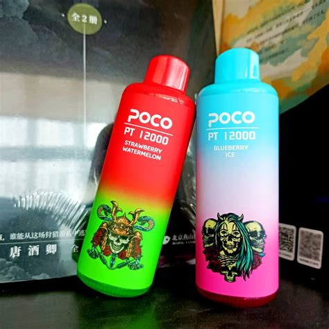 Poco Pt12000 Puff 12000 Disposable Vapes E Cigarettes 22ml Mesh Coil