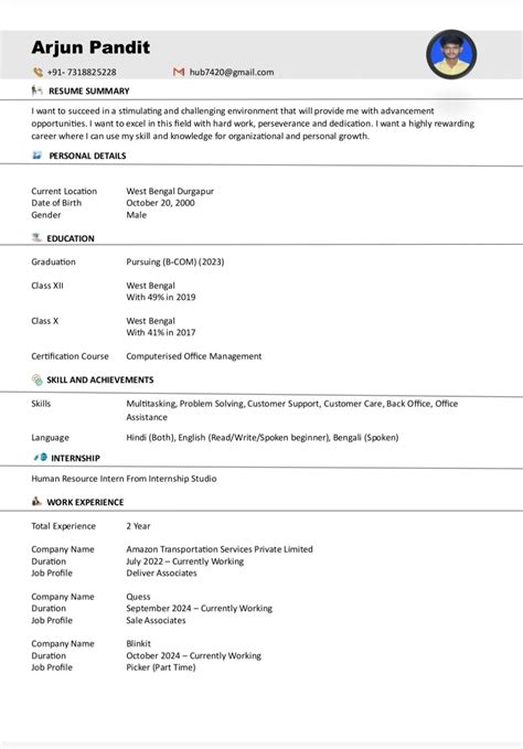 Arjun Pandit On Linkedin Dear Hiring Teamhr I Am Looking For A Job