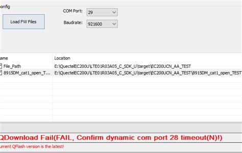 Can Not Flash By Qflash V7 0 For EC200UCN LTE Standard Module Quectel Forums