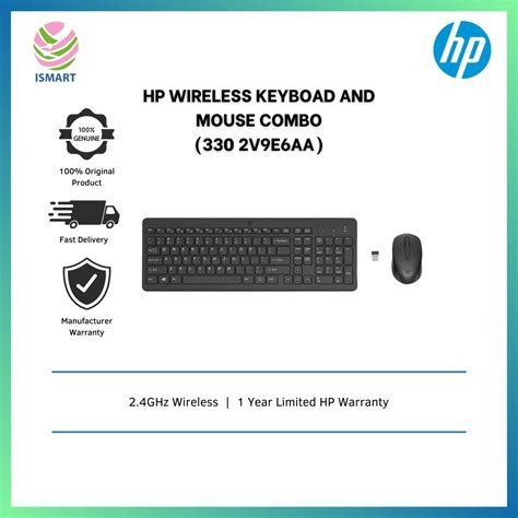 HP Wireless Mouse And Keyboard Combination 330 2V9E6AA Shopee Malaysia