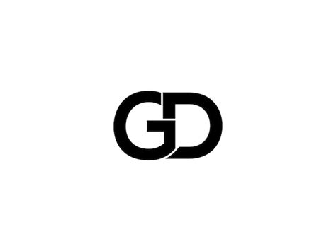 Premium Vector Gd Logo Design