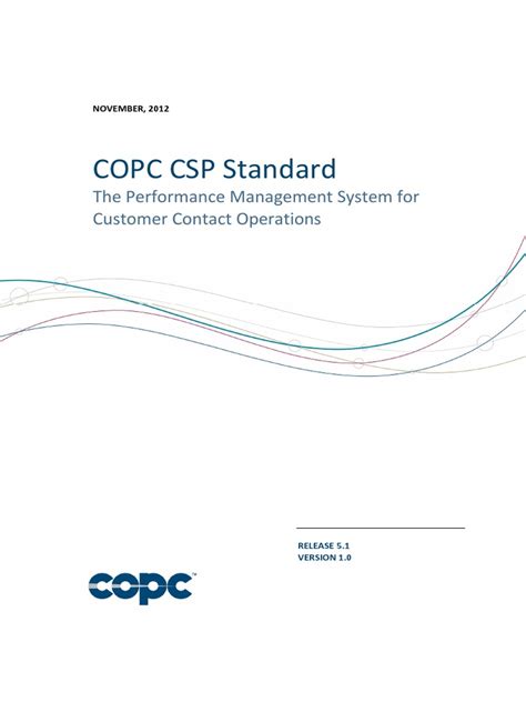 Copc 2012 Csp Standard Release 5 1 Version 1 0 5x Iri 6 Feb 13 Pdf Business Process Audit