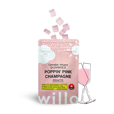200mg Willo Pink Champagne Kapn Kush Same Day Weed Delivery