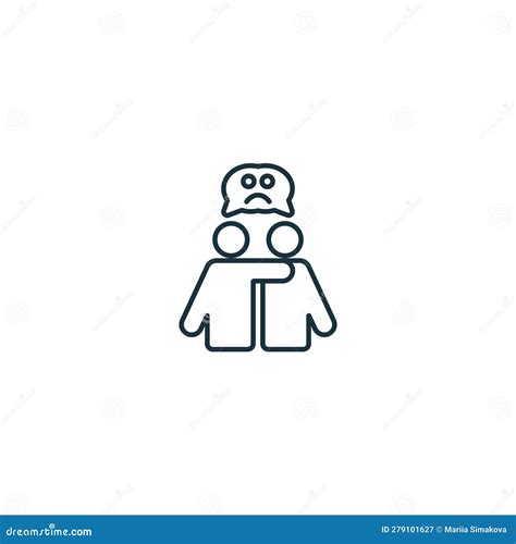 Empathy Icon Monochrome Simple Sign From Core Values Collection Stock Vector Illustration Of