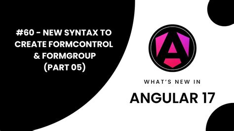 Learn Angular 17 In Arabic 60 Master Angular New Syntax To Create
