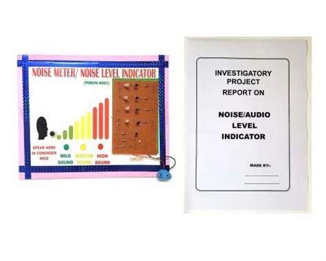 Noise Meter And Noise Level Indicator Project With Printed Report Working Model At ₹ 399 Piece In