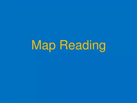 PPT Map Reading PowerPoint Presentation Free Download ID