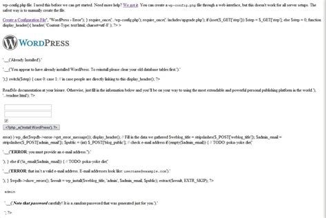 Wordpress Install Problem Web Design And Development Neowin