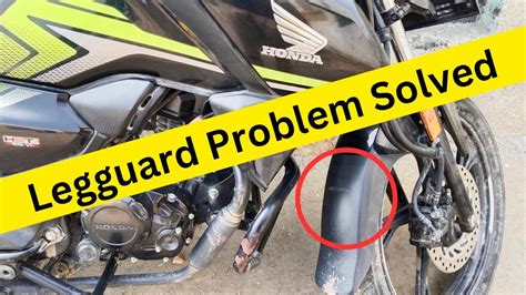 SP 125 Leg Guard Problem Solved How YouTube