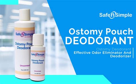 Ostomy Pouches Deodorant Blue Safe N Simple
