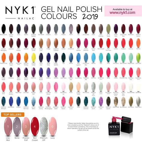 Shellac Colors Swatches
