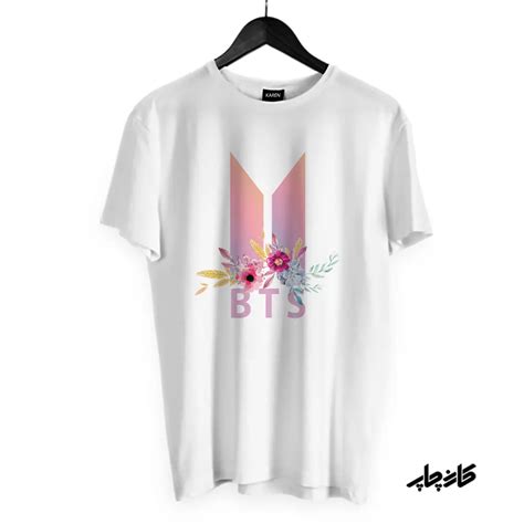 خرید لباس بی تی اس کارن چاپ چاپ تیشرت طرح دلخواه