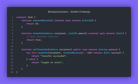 Calyptus On Linkedin Solidity Challenge 407 🕵️‍♂️ What Will Calling