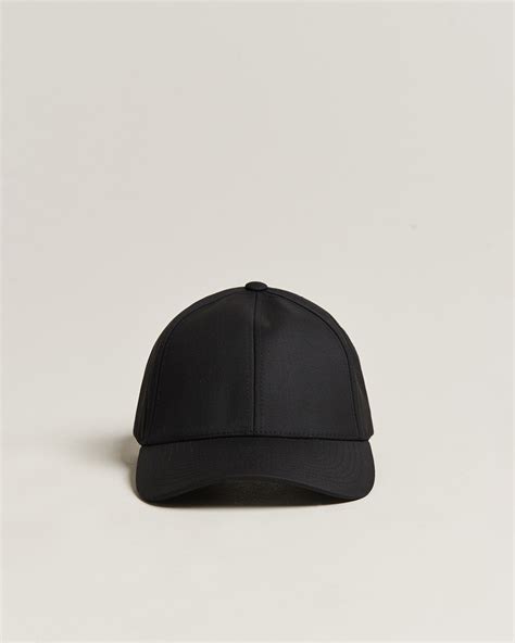 Varsity Headwear Wool Tech Baseball Cap Black At