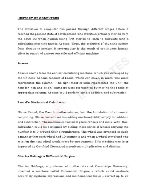 1computer Fundamentals Pdf Machines Equipment