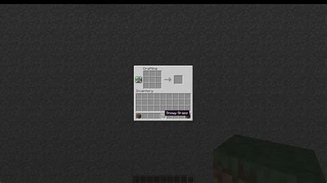 Snowy Grass Recipe Minecraft Data Pack