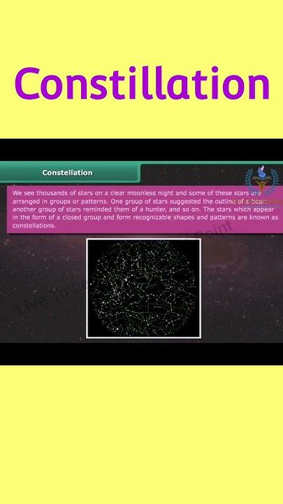 Constillation Shorts Education Youtube