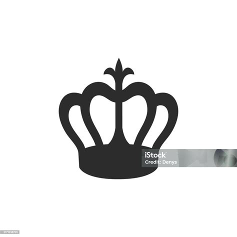 로얄 크라운 실루엣 흰색 배경에 고립 된 왕관 벡터 일러스트 레이 션 개념에 대한 스톡 벡터 아트 및 기타 이미지 개념 개체 그룹 공주 Istock