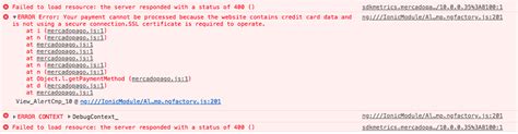 Javascript Payment Cannot Be Processed Because Dont Have Secure