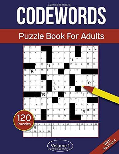 Codewords Puzzle Book For Adults Code Breaker Puzzle Book With 120 Codeword Puzzles For Adults