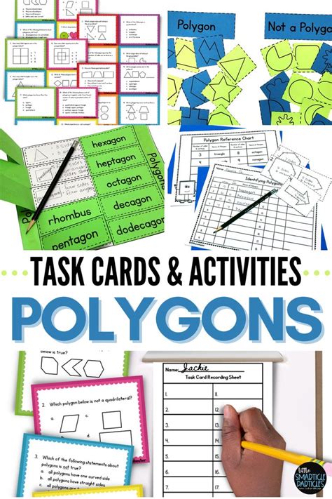 Polygons Task Cards And Activities Identifying Sorting And Classifying Polygons In 2024 Math