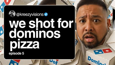 Pov Shooting With Dominos Pizza With Sueño Productions Youtube