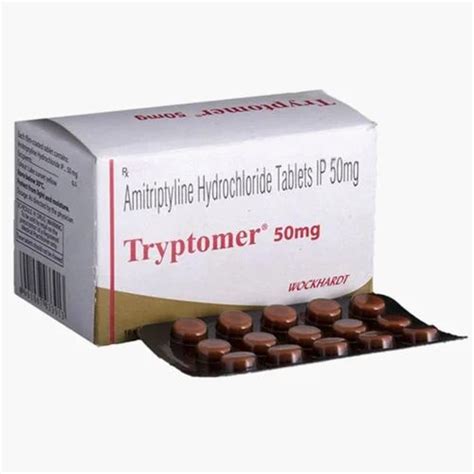 Tryptomer 50mg Tablet At ₹ 1004strip Amitriptyline Tablet In Nagpur