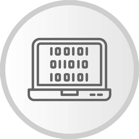 Binary Code Vector Icon 15439900 Vector Art At Vecteezy