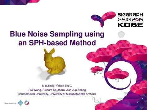 blue noise sampling using an sph based method